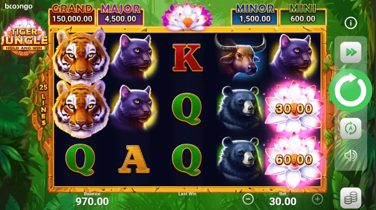 Slot Machine Tiger Jungle: Hold and Win Play Online for Free ...