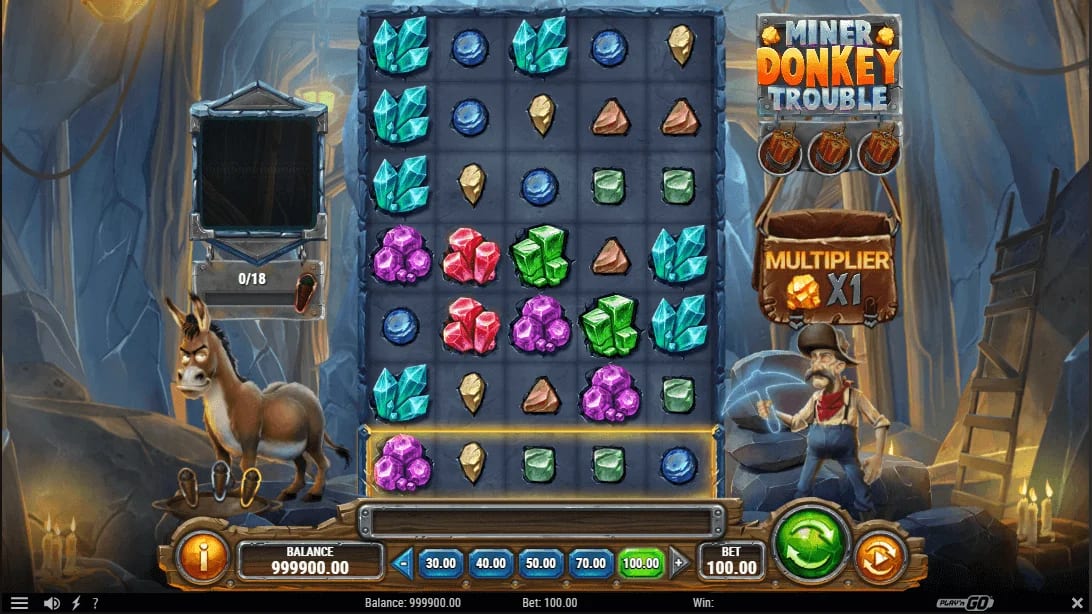 Slot Machine Miner Donkey Trouble Play Online for Free | Playfortuna ...