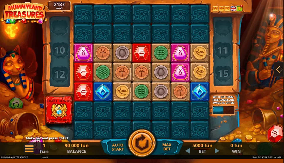 Mummyland Treasures Free Slot Machines in Online Casinos Playfortuna ...