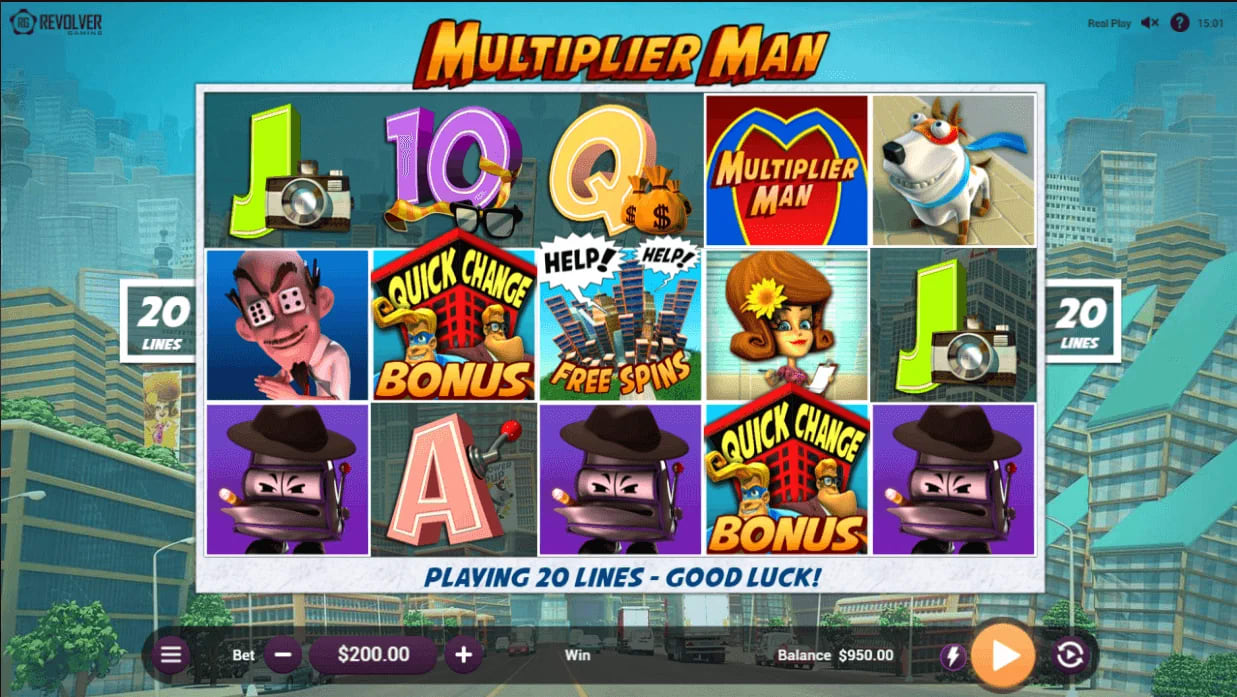 Multiplier Man Free Slot Machines in Online Casinos Playfortuna | Play ...