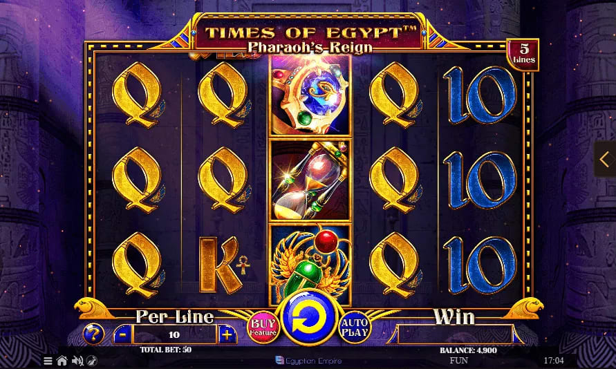 Times Of Egypt - Pharaoh's Reign Free Slot Machines in Online Casinos ...