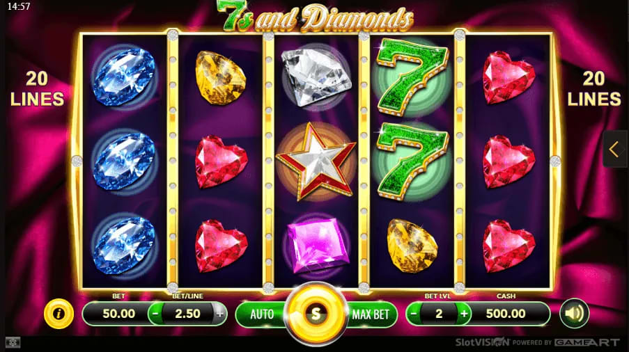 7s and Diamonds Free Slot Machines in Online Casinos Playfortuna | Play ...