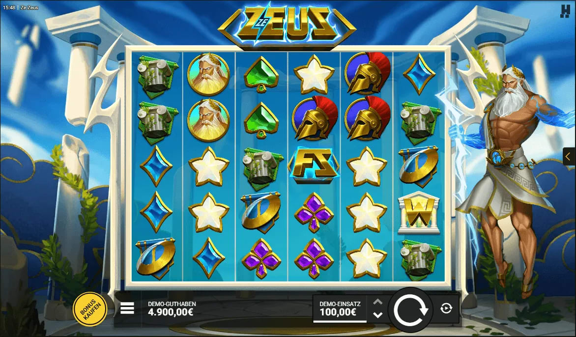 Jogue o Caça-níquel grátis Ze Zeus no Playfortuna Casino Online