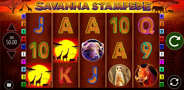 Slot Machine Savanna Stampede Play Online for Free | Playfortuna Free Slots