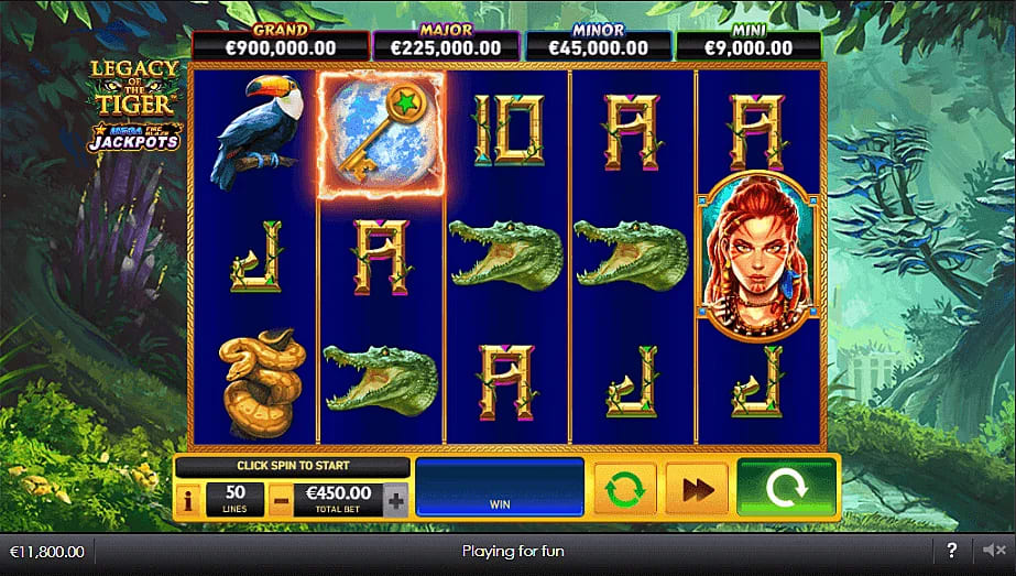 Mega Fire Blaze™: Legacy of the Tiger™ Free Slot Machines in Online ...