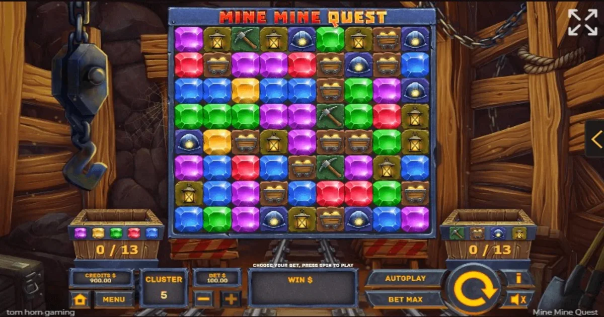 Play Slots Mine Mine Quest for Real Money or for Fun with no deposit ...
