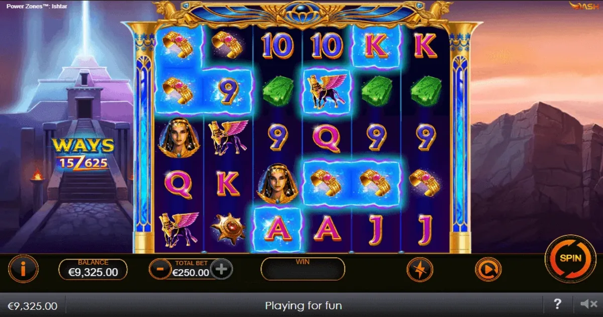 Free Play Power Zones™: Ishtar Slots Game - Online Casino Slot ...