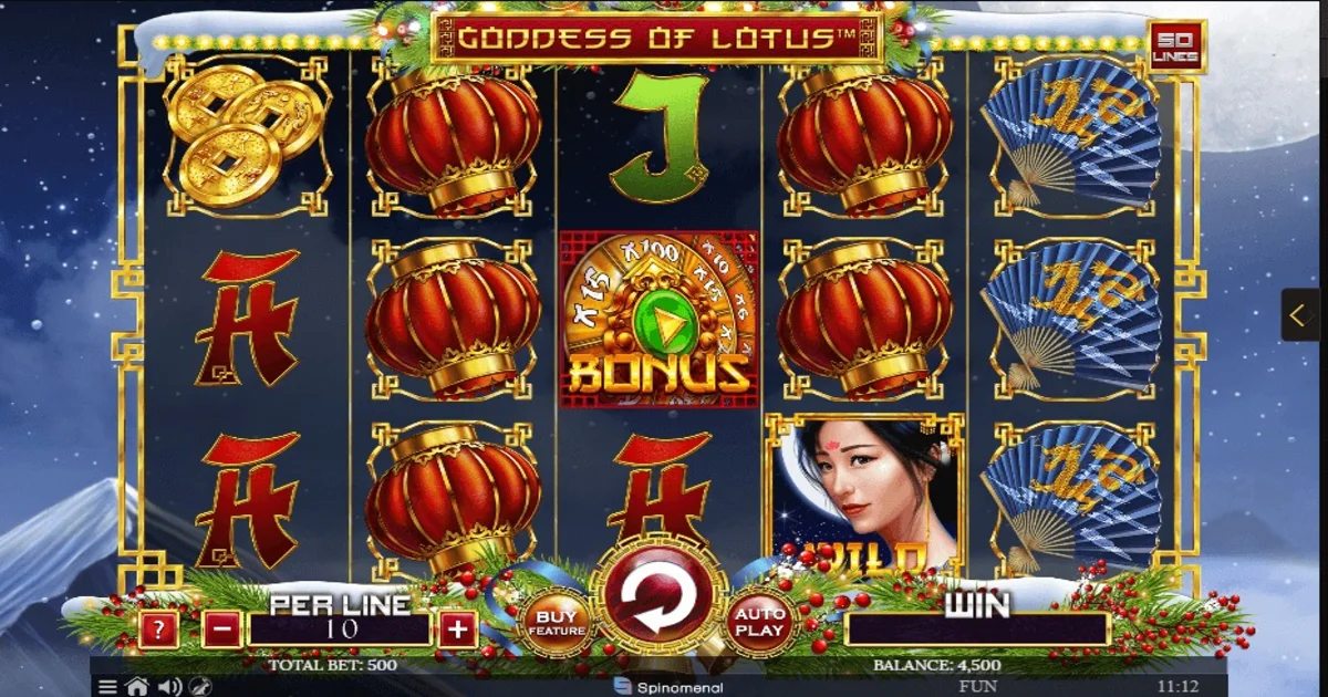 Free Play Goddess of Lotus Christmas Edition Slots Game - Online Casino ...