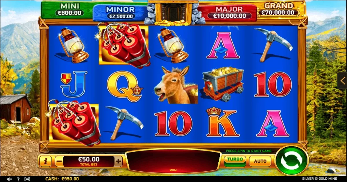 Slot Machine Silver & Gold Mine Play Online for Free | Playfortuna Free ...