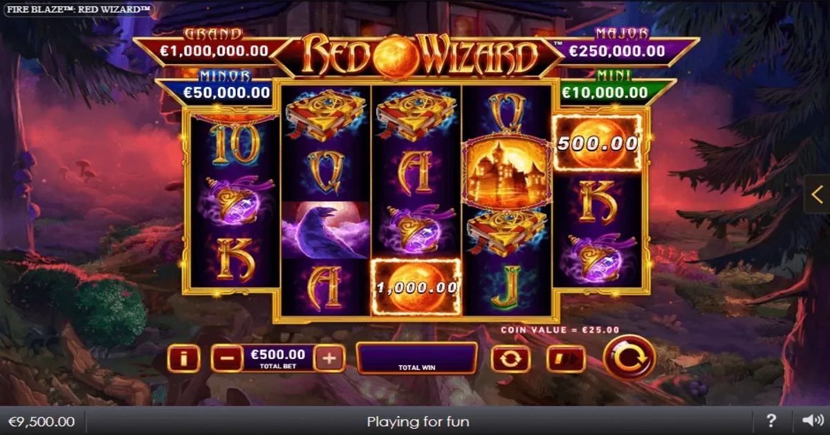 Slot Machine Fire Blaze Classics™: Red Wizard™ Play Online for Free ...
