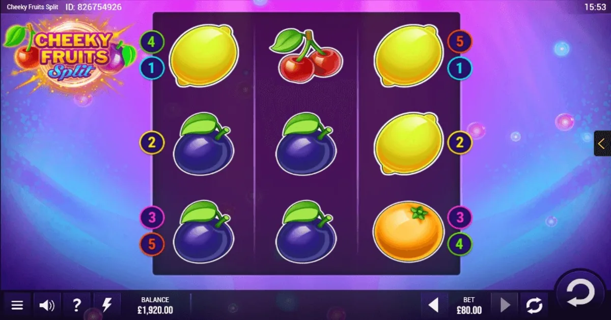 Free Play Cheeky Fruits Split Slots Game - Online Casino Slot | Playfortuna