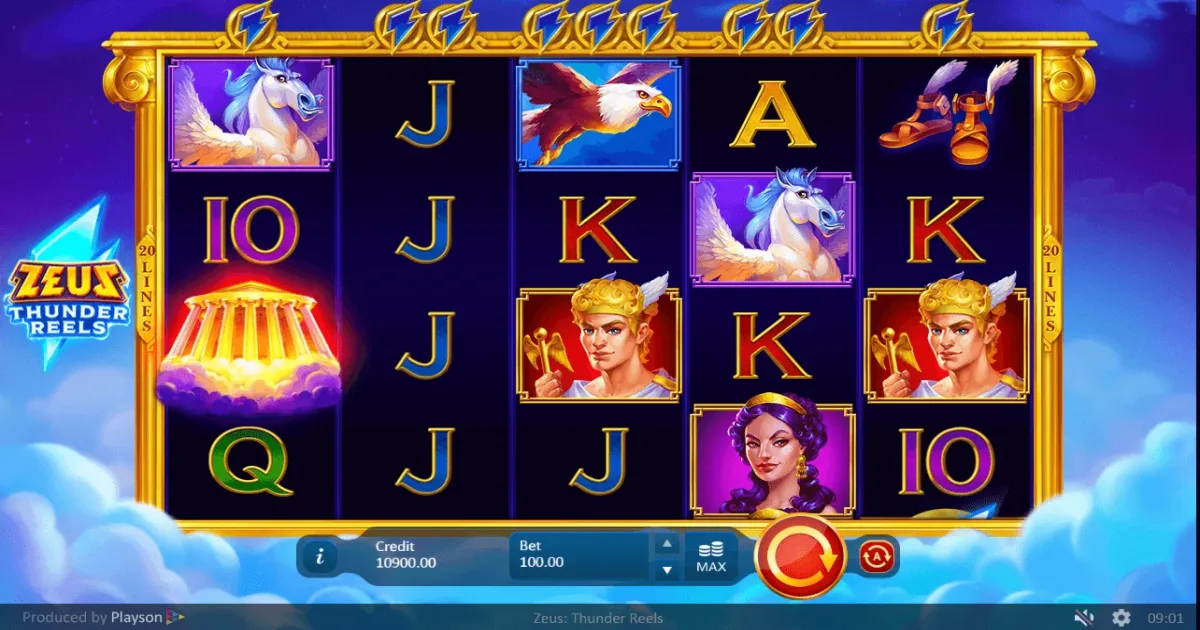 Zeus: Thunder Reels Free Slot Machines in Online Casinos Playfortuna ...