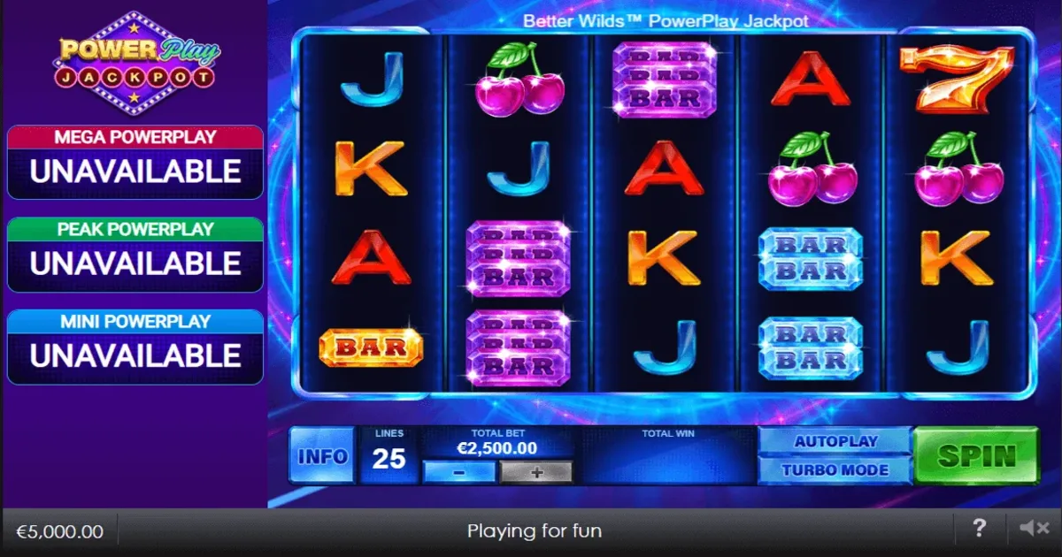 Slot Machine Better Wilds™: PowerPlay Jackpot™ Play Online for Free ...