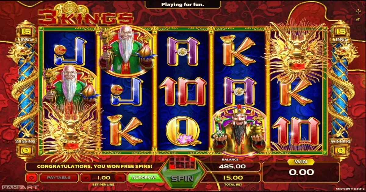 Three Kings Free Slot Machines in Online Casinos Playfortuna | Play ...