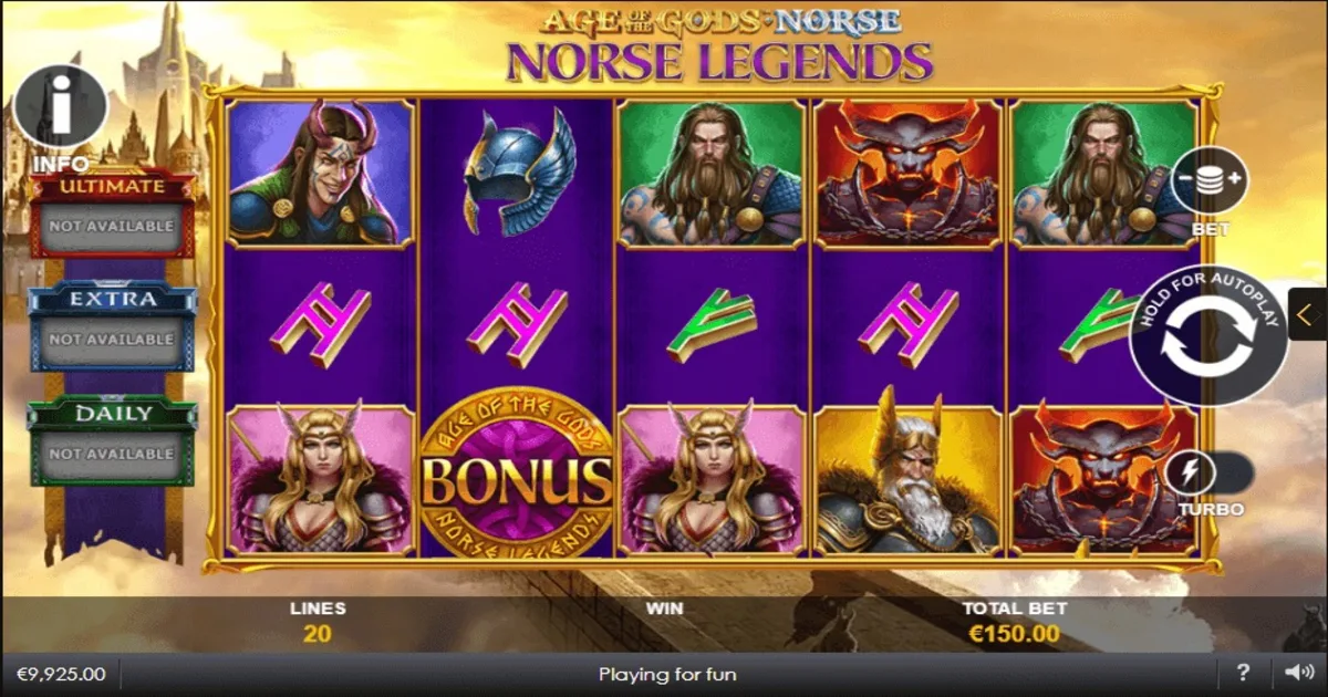 Slot Machine Age of the Gods™ Norse: Norse Legends™ Play Online for ...