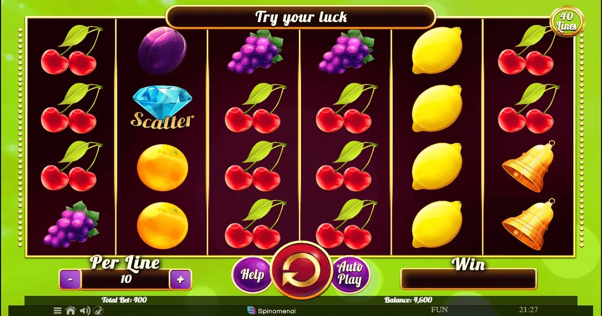 Jouer au machine à sous Fruits Collection - 40 Lines gratuit en et pour gagner de l`argent en ...
