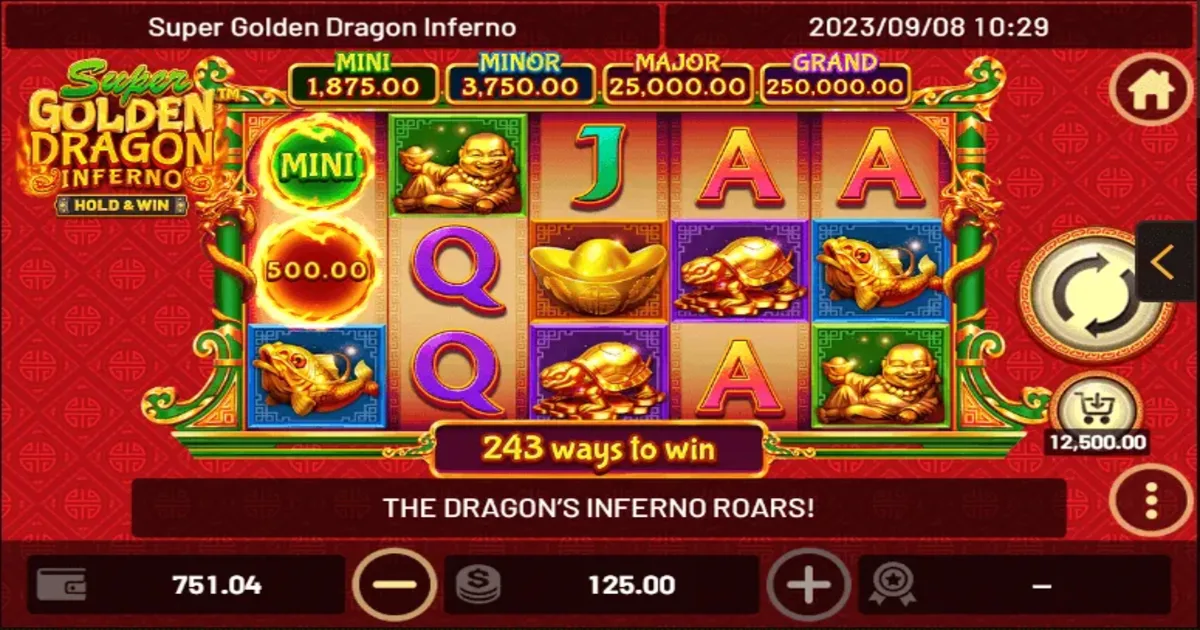 Slot Machine Super Golden Dragon Inferno™ Play Online for Free ...