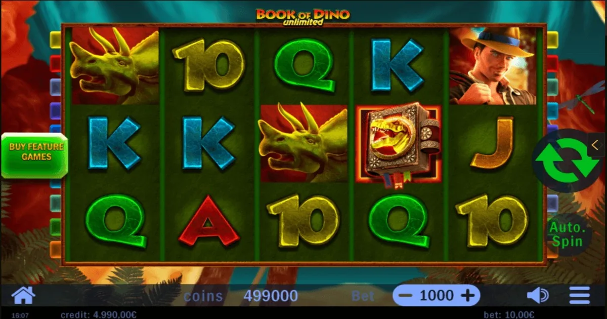 Book of Dino Unlimited Free Slot Machines in Online Casinos Playfortuna ...