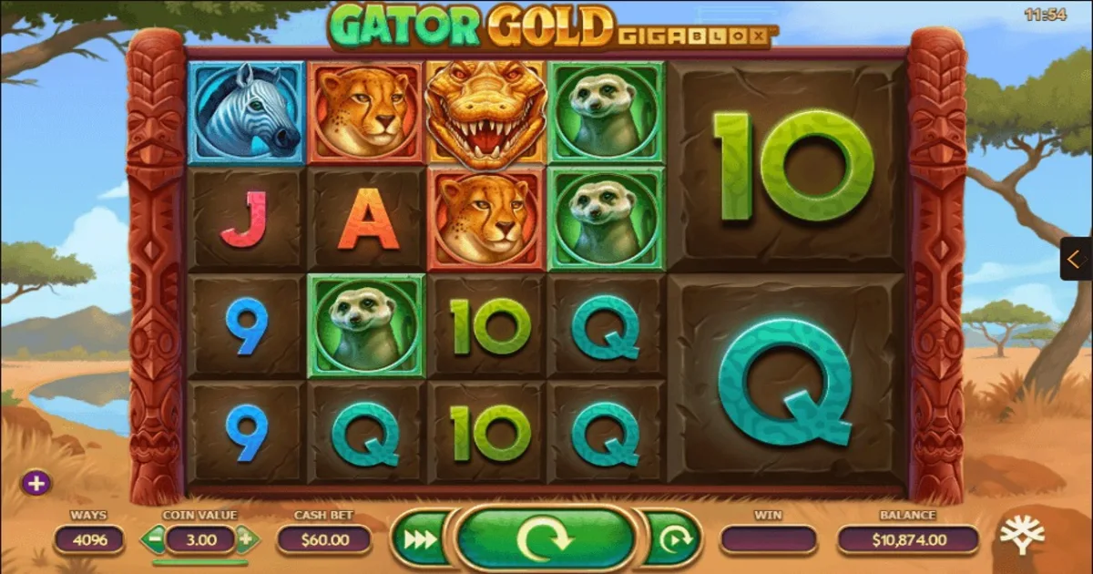 Slot Machine Gator Gold – Gigablox™ Play Online for Free | Playfortuna ...