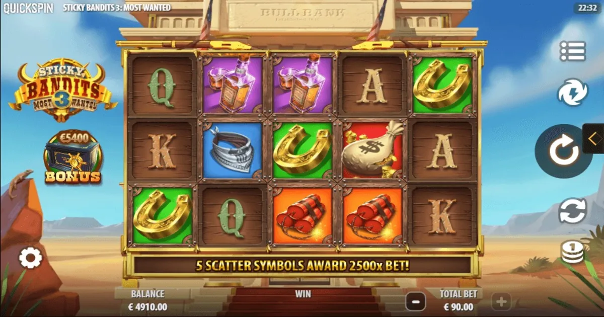 Slot Machine Sticky Bandits 3 Most Wanted Play Online for Free ...